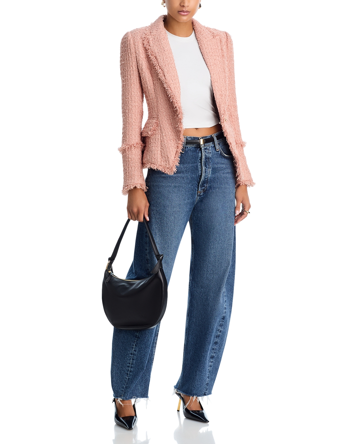 L'AGENCE L'agence Kaisley Frayed Blazer